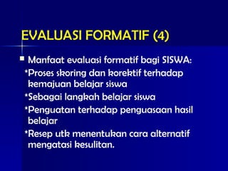Evaluasi tes formatif dan sumatif bagi siswa.pptx