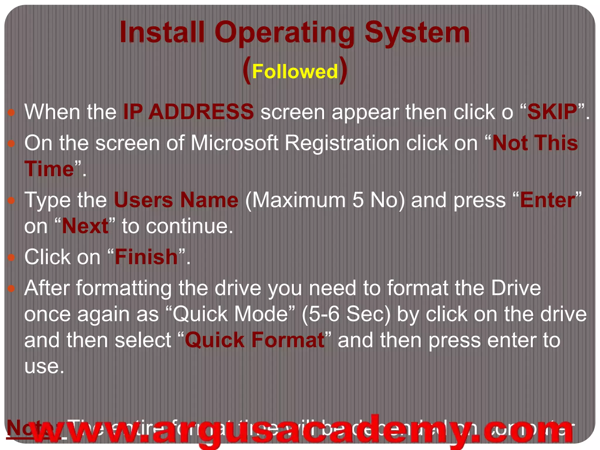 Formating computer | PPSX
