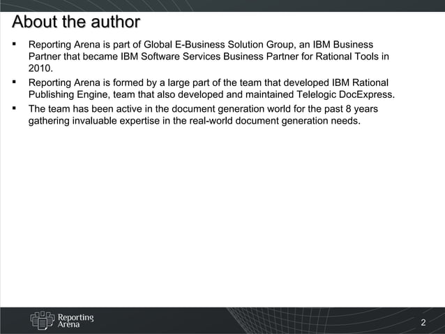 RPE - Template formating, style and stylesheet usage | PPT