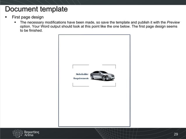 RPE - Template formating, style and stylesheet usage | PPT