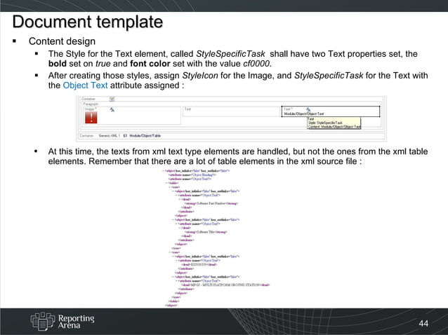 RPE - Template formating, style and stylesheet usage | PPT