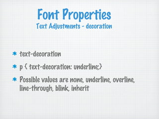 Formating Text Using CSS | PPT