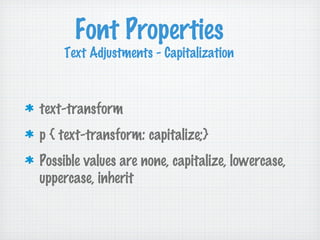 Formating Text Using CSS | PPT