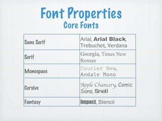 Formating Text Using CSS | PPT