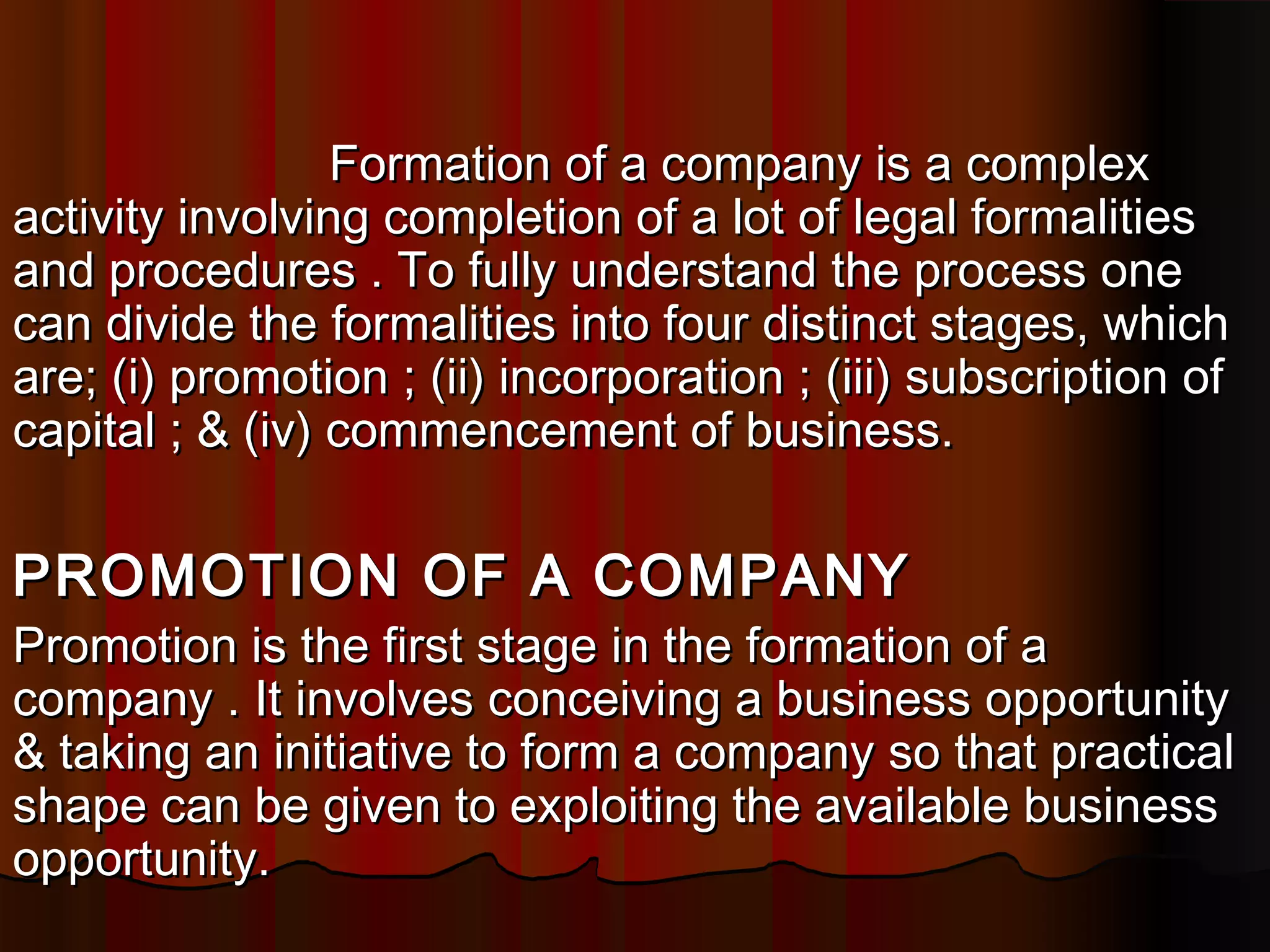 Formation of-a-company1.ppt 3 | PPT