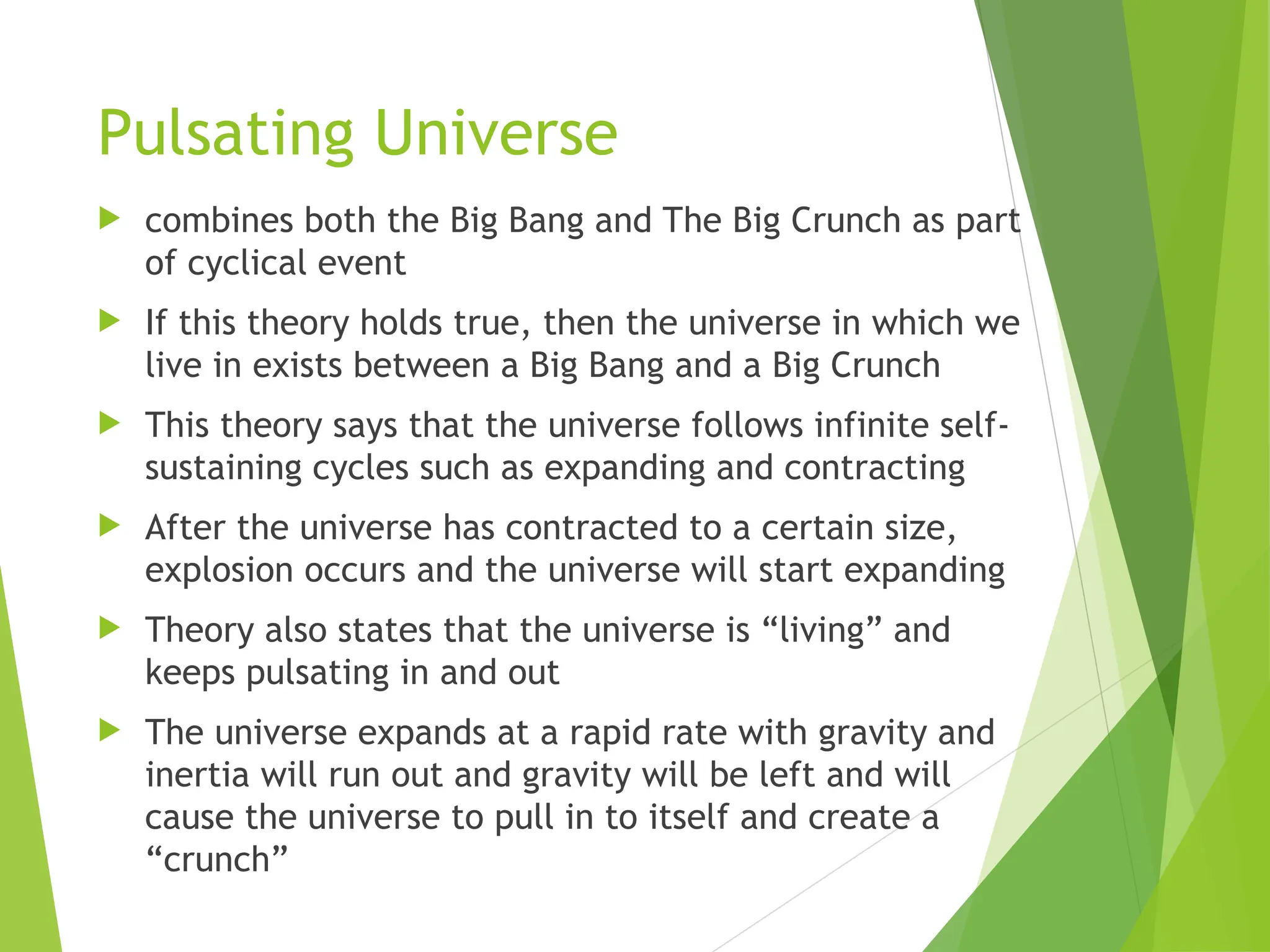 Formation-of-Earth Origin of the Universe | PPT