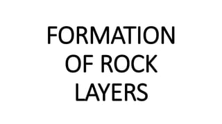 FORMATION OF ROCK LAYERS- SCIENCE 11 SEM 1 | PDF