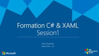 Formation C# & XAML | PDF