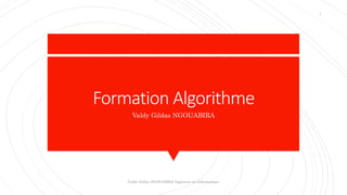 Formation algorithme | PPTX