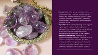 Formation and Composition of Amethyst gemstone | PPT