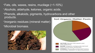 FORMATION AND COMPOSITION OF SOIL ORGANIC MATTER K R.pptx