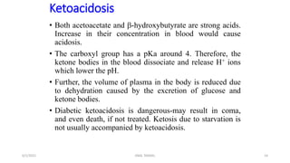 Formation and utilization of ketone bodies; ketoacidosis | PPTX