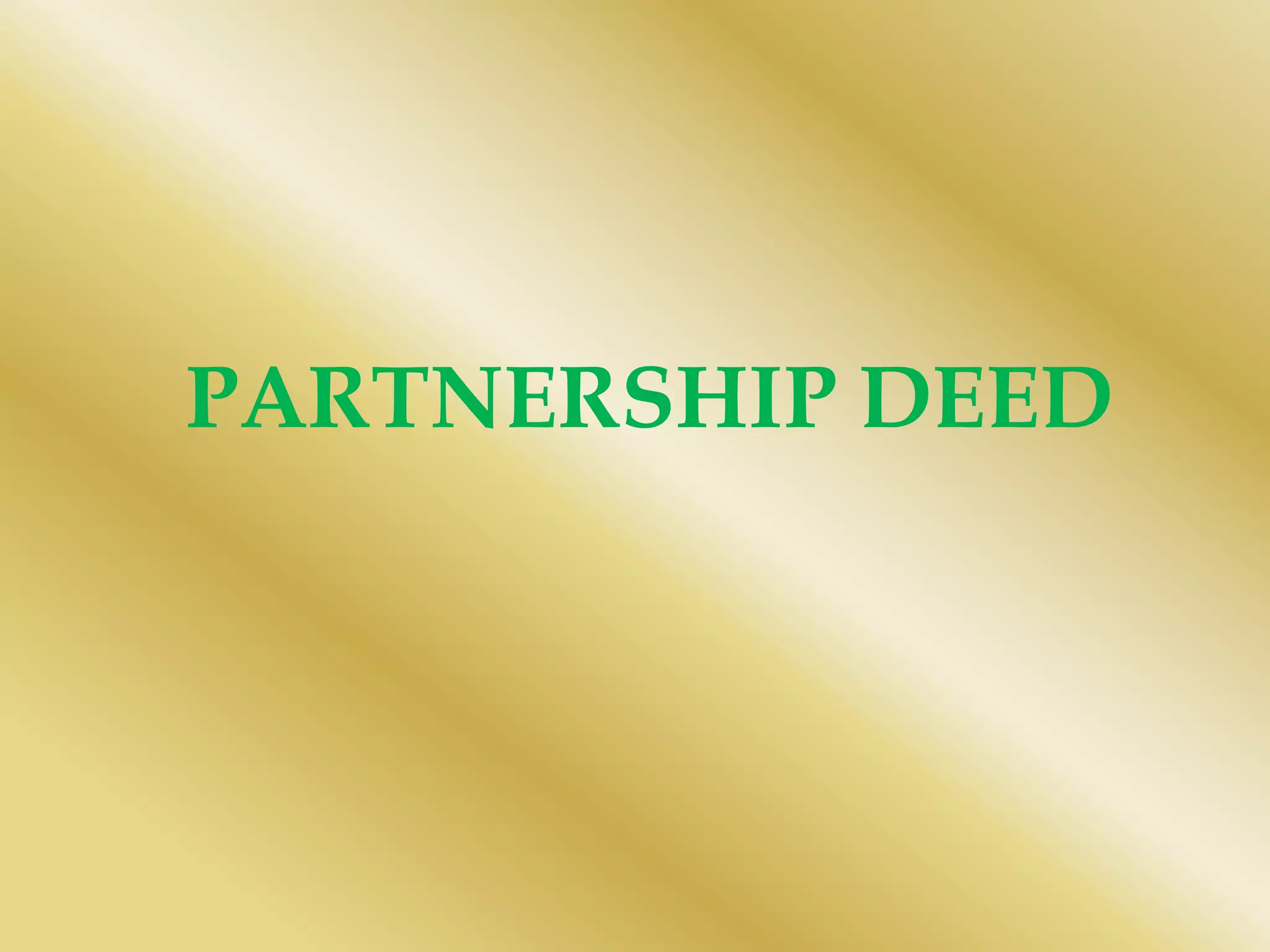 Formation, Deed, Registration OF PARTNERSHIP | PPTX