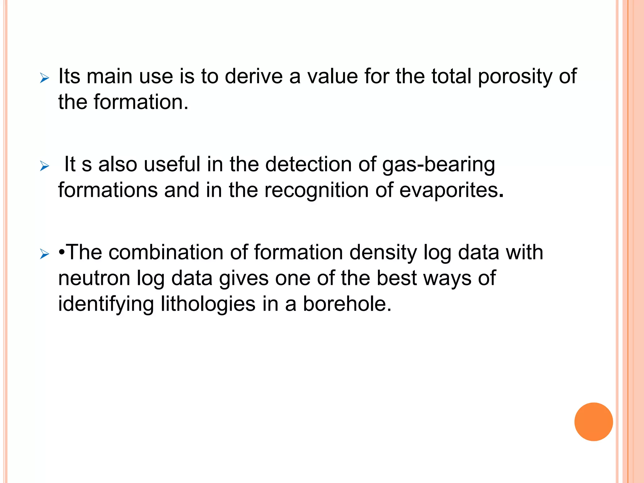 Formation density log | PPTX