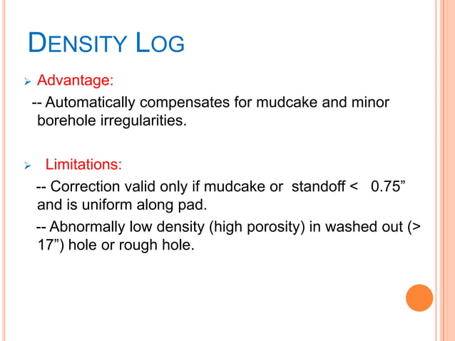 Formation density log | PPTX