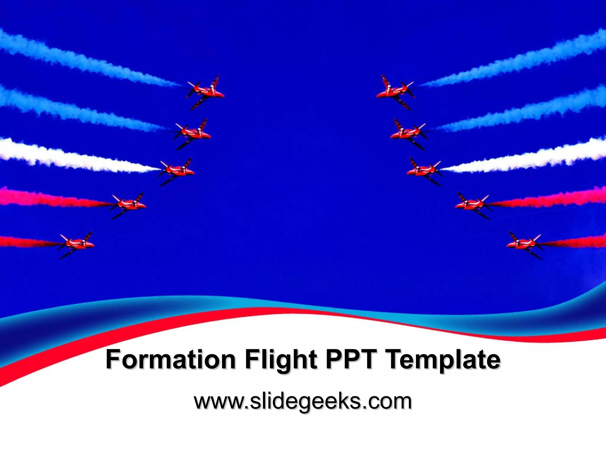 Formation flight ppt templates | POT | Computer Software and ...
