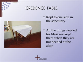 Altar Server Formation - Items Used in Church | PPS