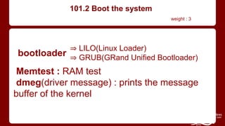 Formation LPIC-1_SysArch | PPTX | Operating Systems | Computer Software and Applications