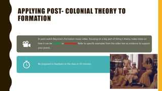 Formation music video lesson 2 | PPT