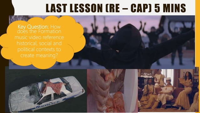 Formation music video lesson 2 | PPT