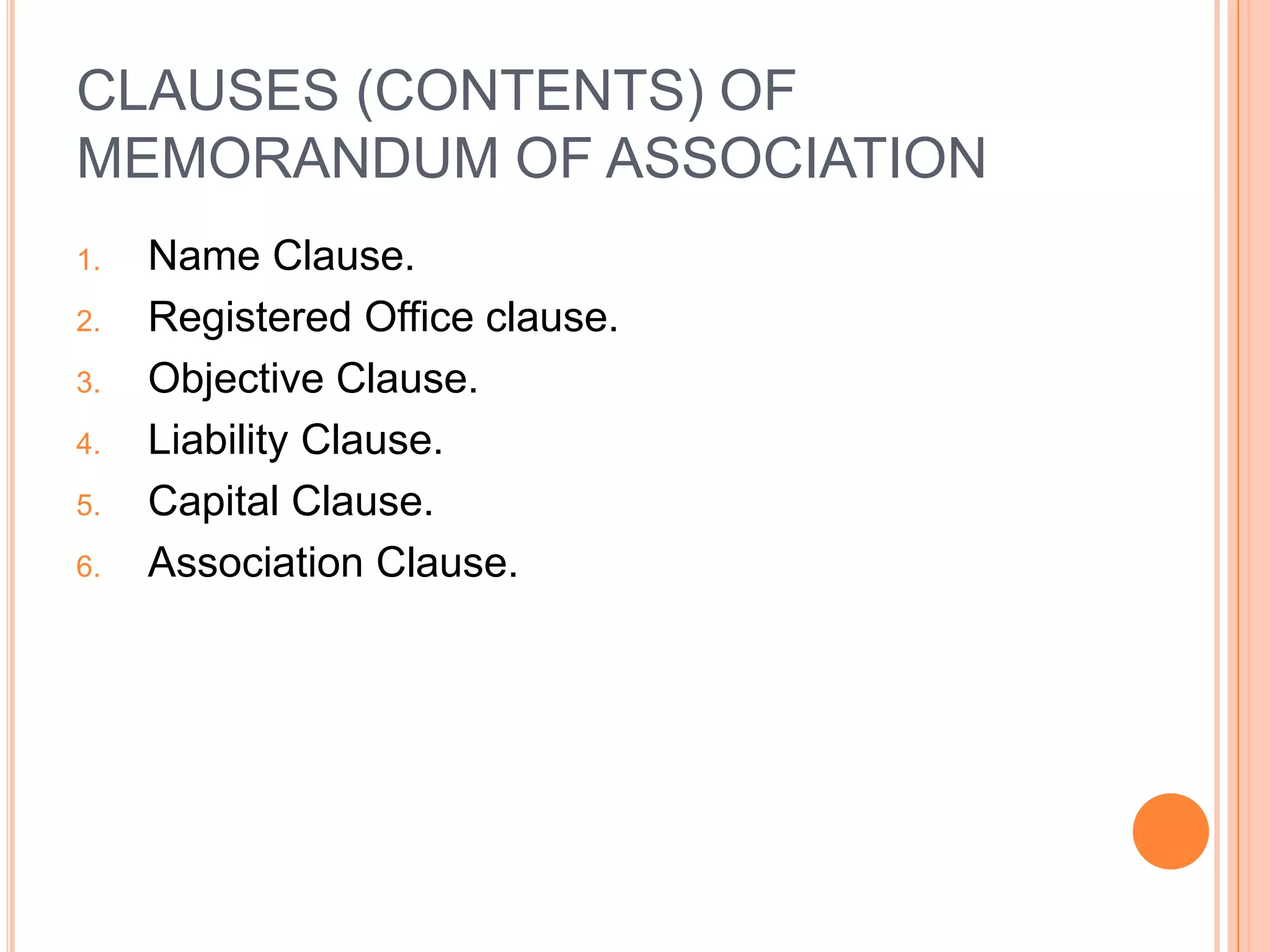 Formation of a company | PPTX