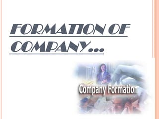 Formation of a company | PPTX