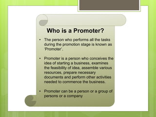 Formation of a company | PPTX