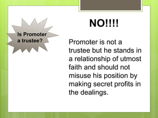 Formation of a company | PPTX