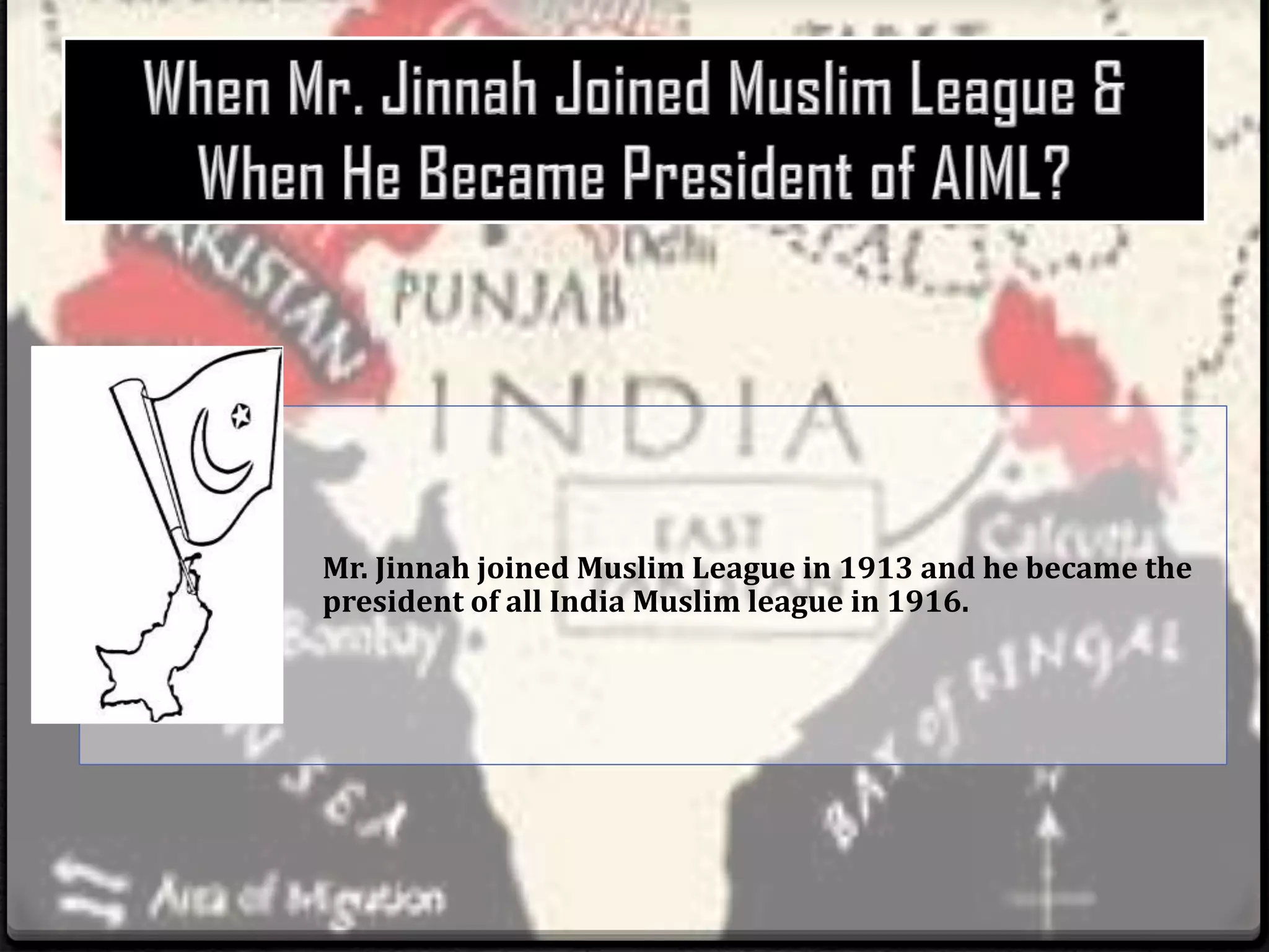 Formation of all india muslim league | PPTX
