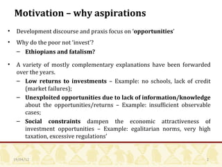 Formation of Aspirations - An Empirical Analysis | PPT | Business ...
