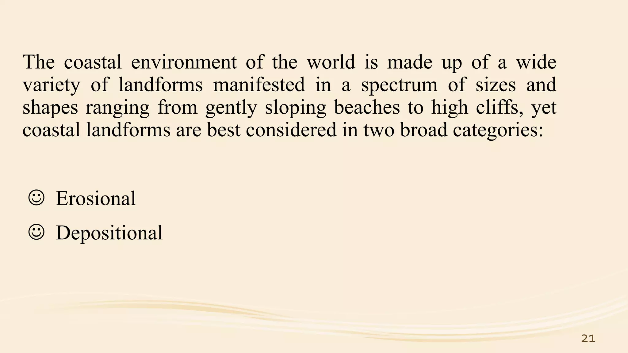 Formation of coastline | PPTX