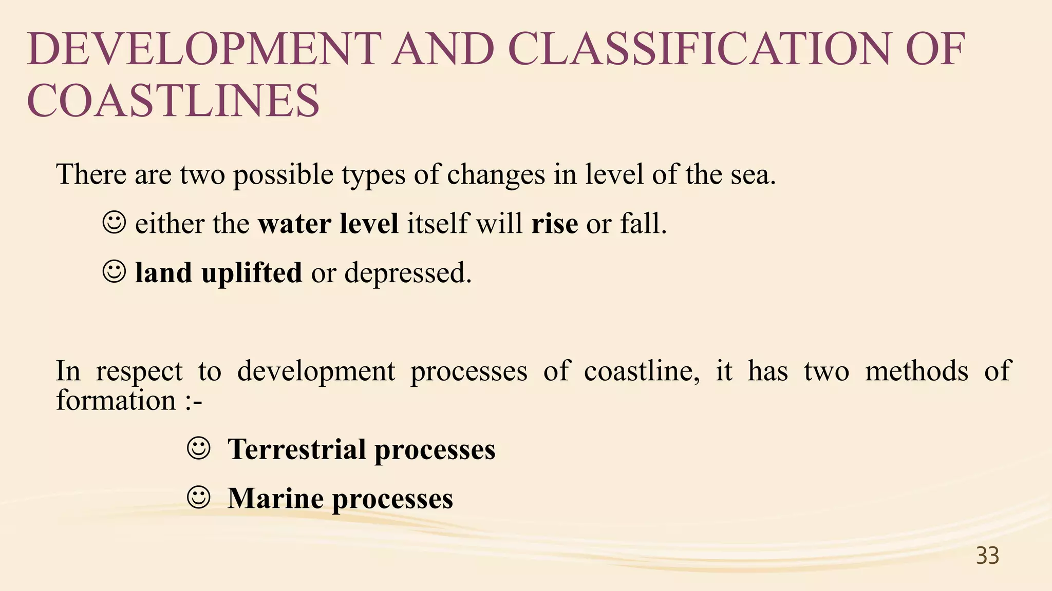 Formation of coastline | PPTX
