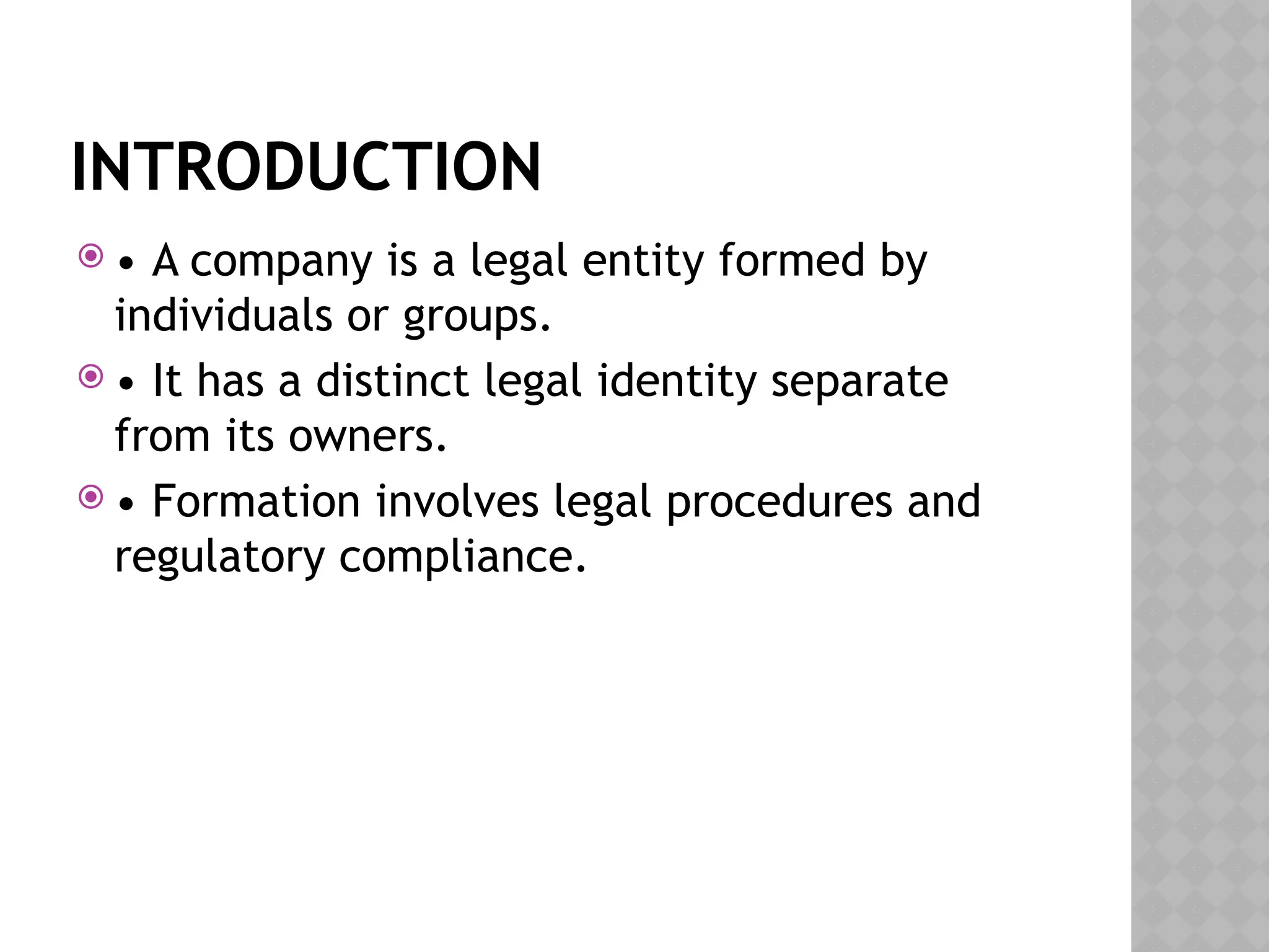 Company formation, Its Commencement and stages | PPTX