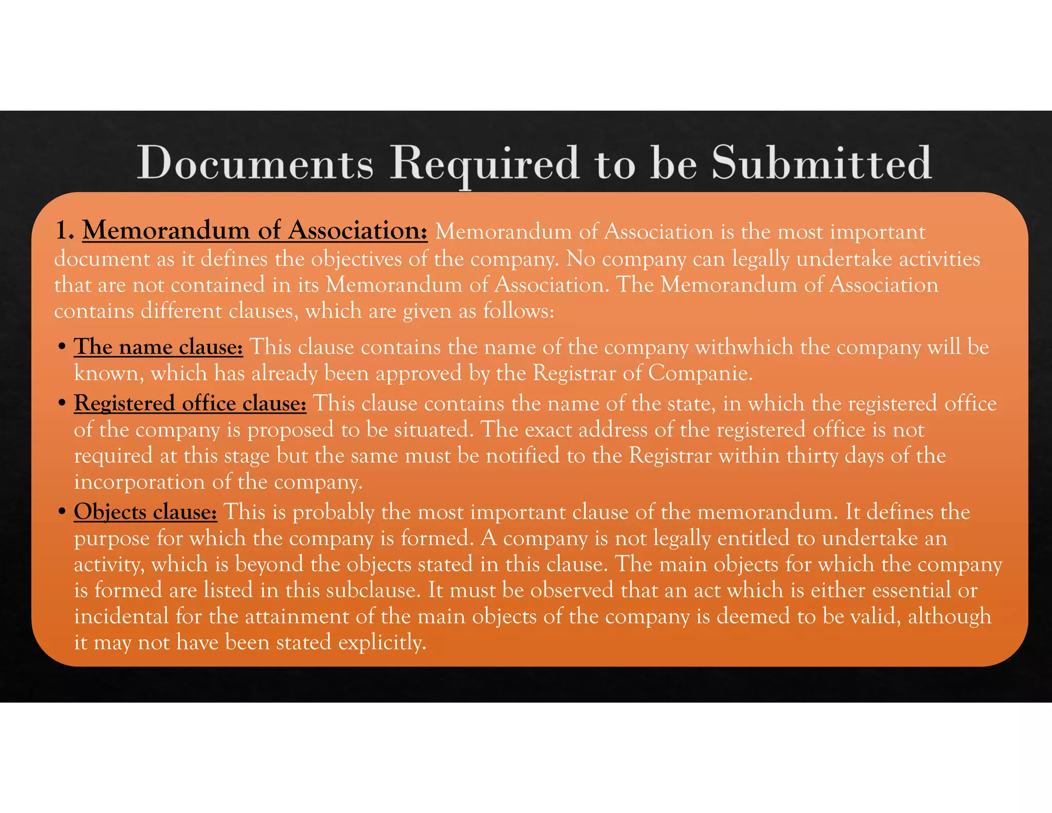 Formation of company | PDF