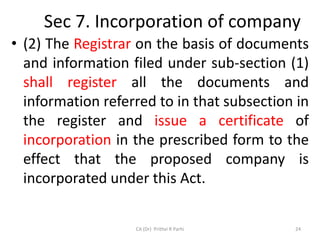 Formation of company | PDF