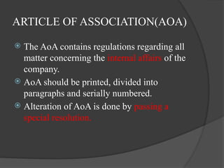 Formation Of Company in Company law act 2019. pptx | PPTX