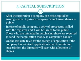 Formation of company 1 | PPT