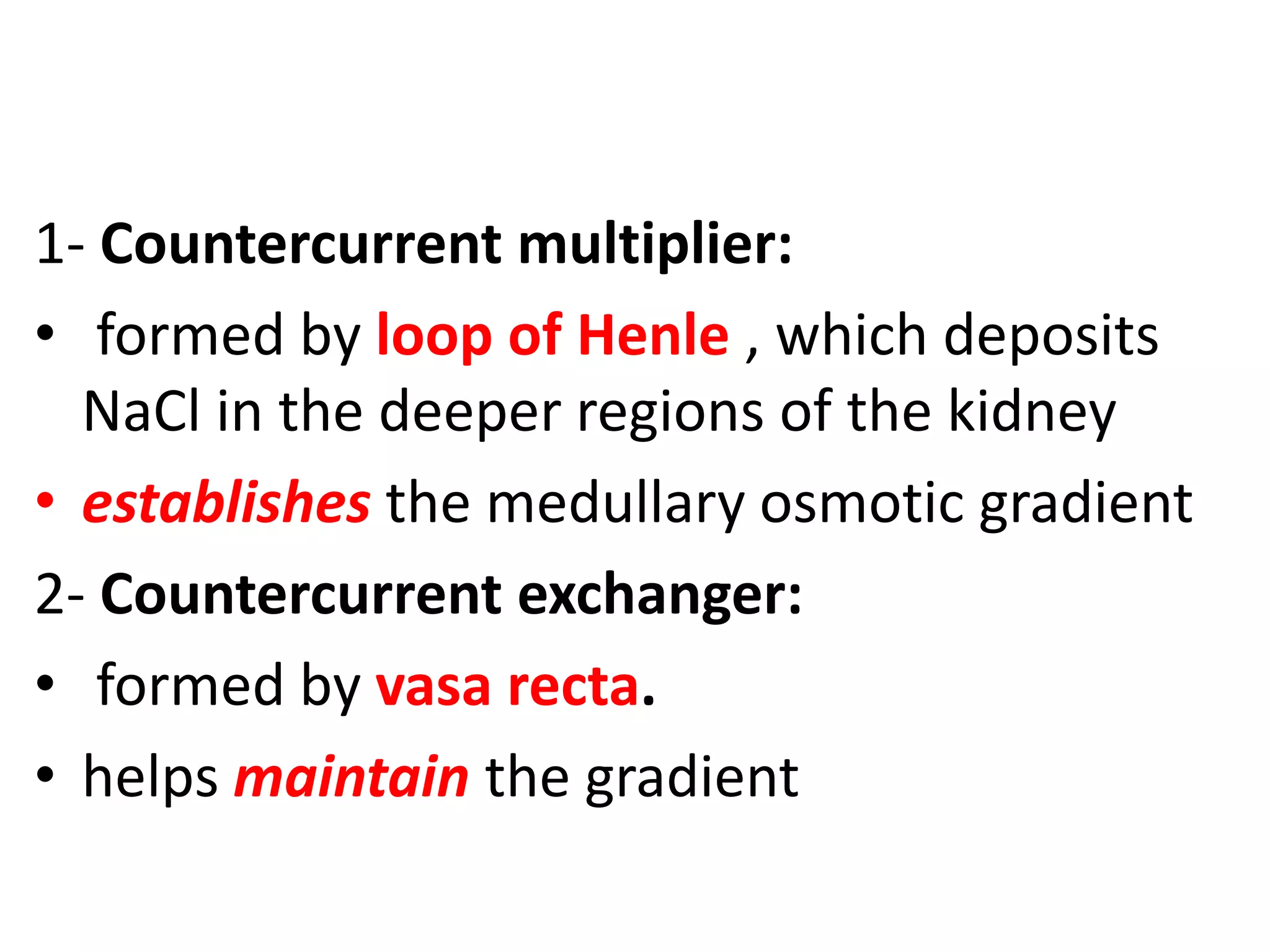 urine concentration and dilution | PPTX