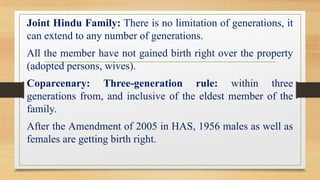 Formation of Coparcenary | PDF