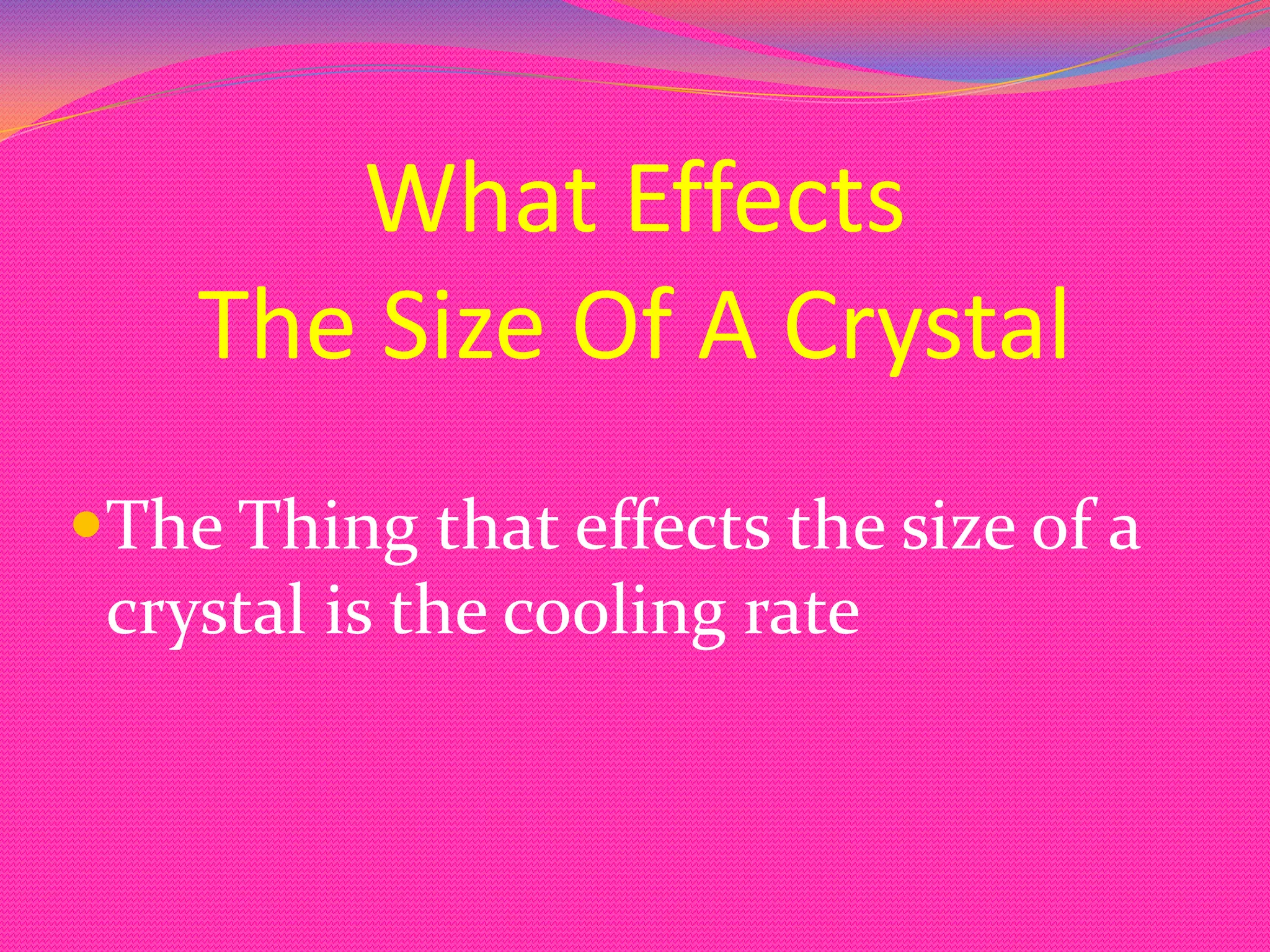 Formation of crystals | PPTX