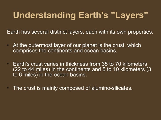 Formation of earths’ geosphere | PPT
