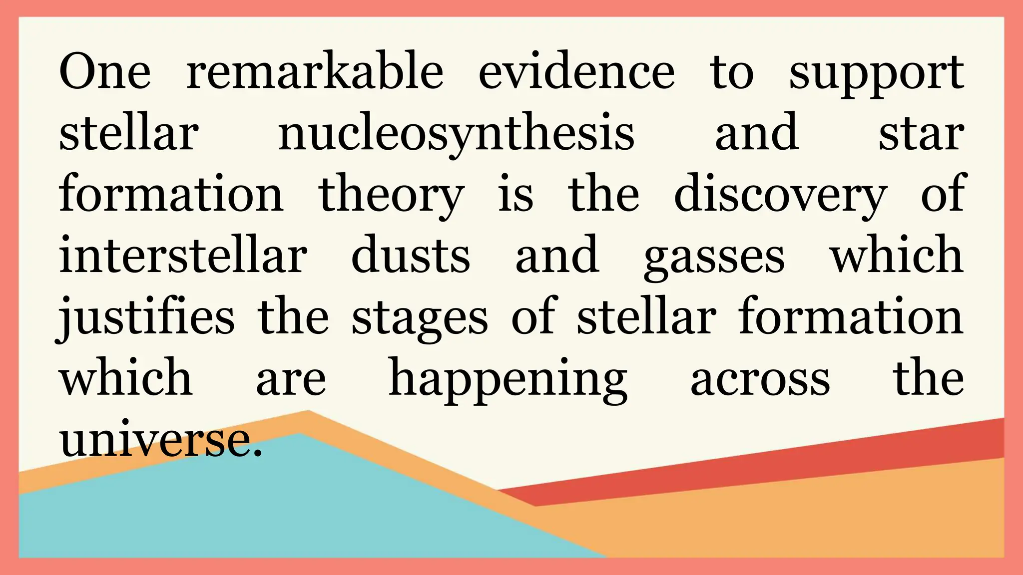 Formation of stars and heavier elements. ppt | PPTX