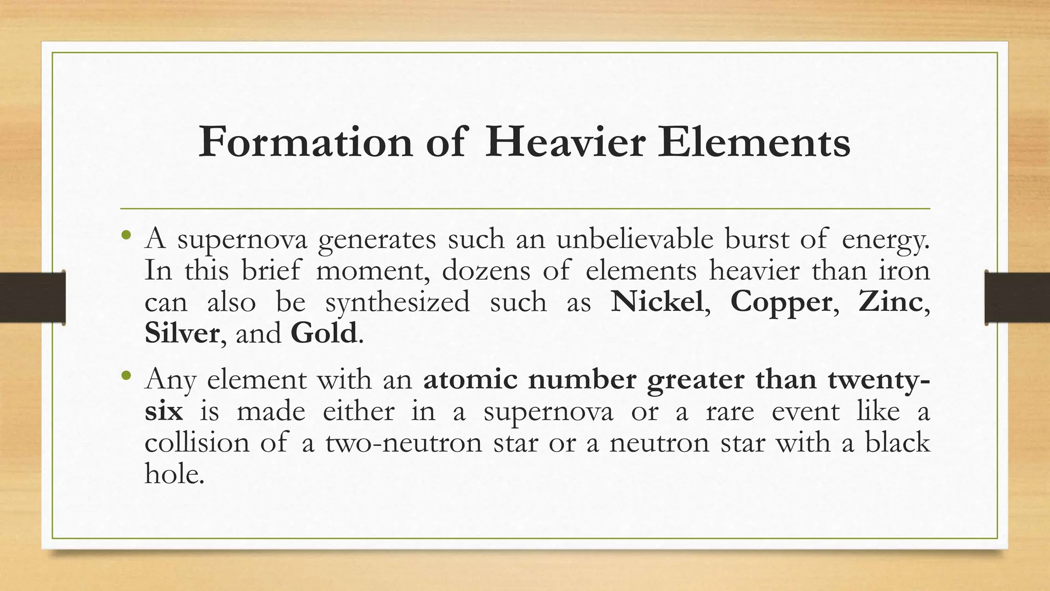 Formation of Heavier Elements.pptx