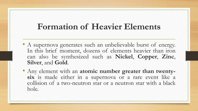 Formation of Heavier Elements.pptx
