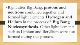FORMATION OF HEAVIER ELEMENTS.pptx by FRICIAN BERNADETTE M. MUYCO | PPTX