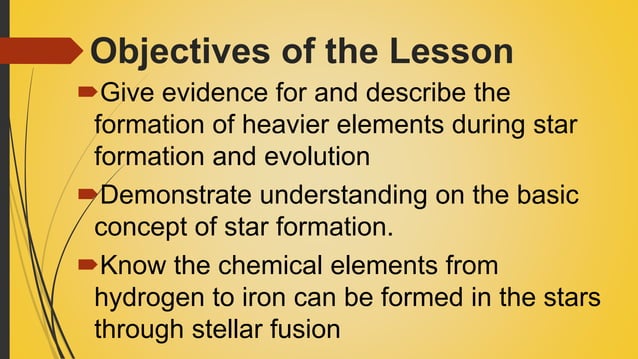 FORMATION OF HEAVIER ELEMENTSppt.pptx | Chemistry | Science