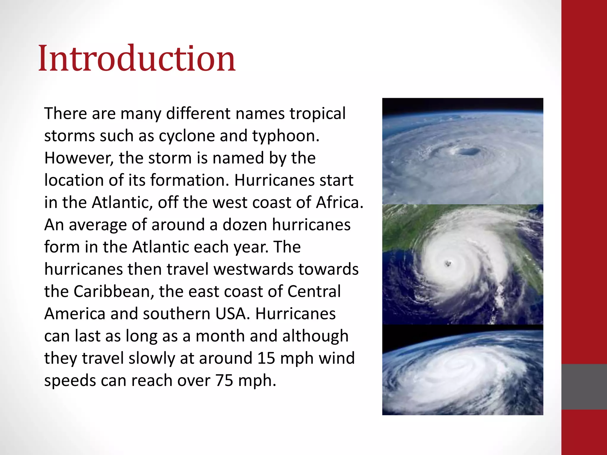 Formation of Tropical Storms | PPTX