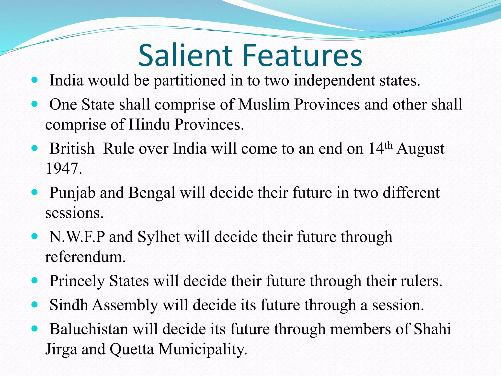 Formation of interim government and 3rd june plan | PPTX