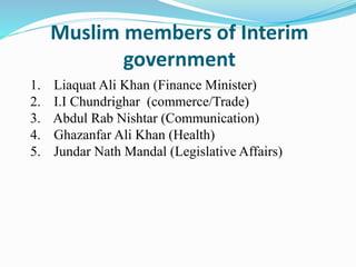 Formation of interim government and 3rd june plan | PPTX