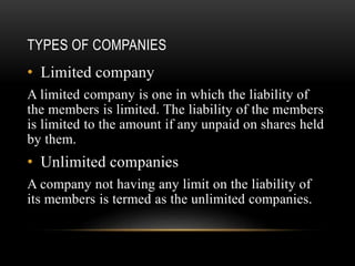 Formation of limited liability company | PPTX